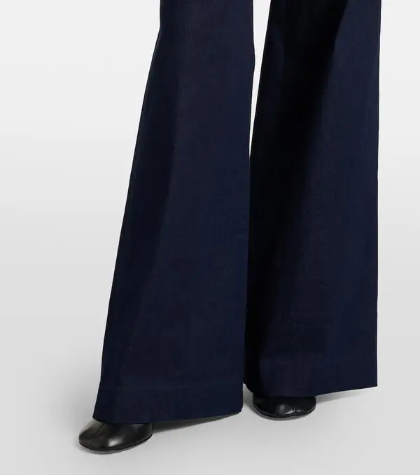 Veronica Beard Crue Wide-leg Jeans