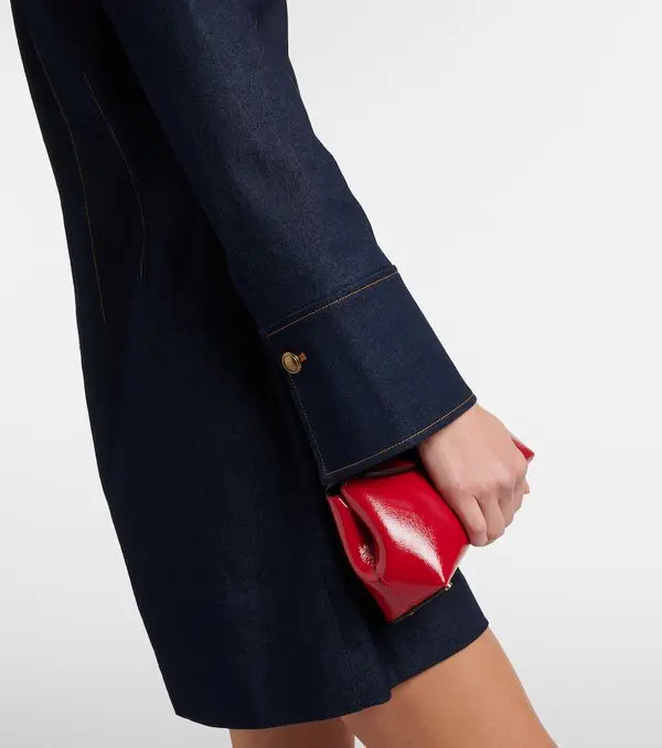 Veronica Beard Raymond Denim Mini Shirt Dress - Blue
