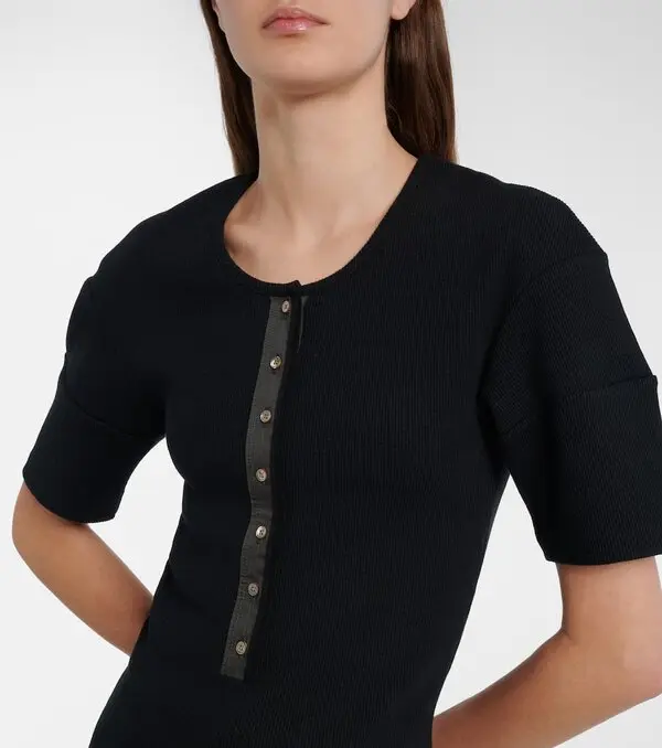 LEMAIRE Cotton And Linen Henley Shirt