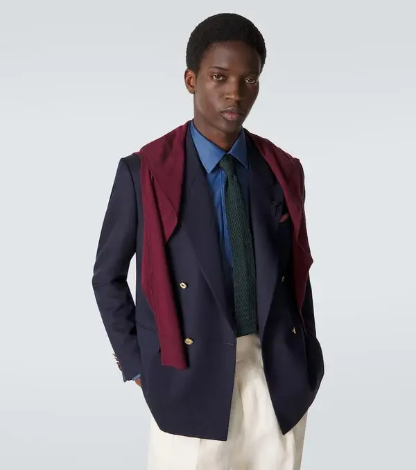 Rubinacci Knitted Silk Tie - Multicoloured