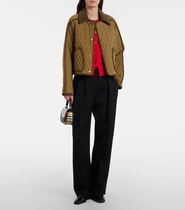 Burberry Wool And Cashmere Cardigan