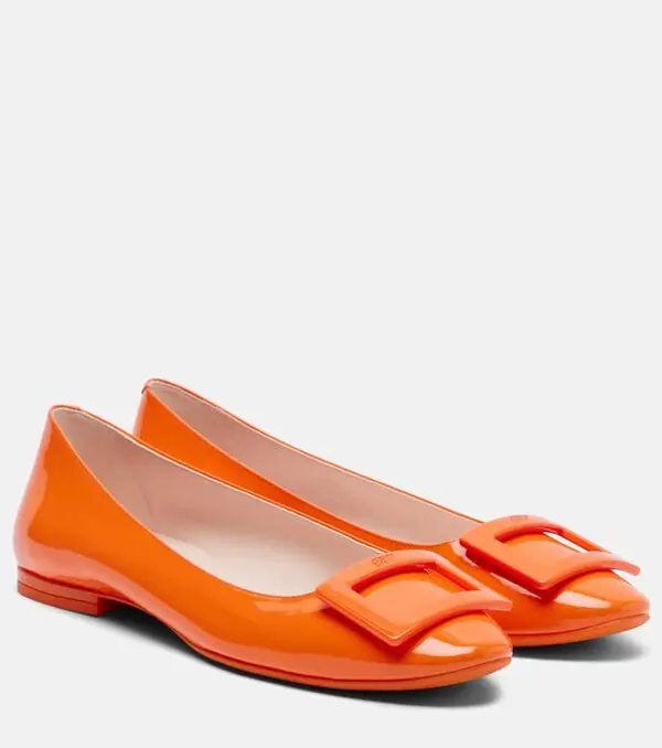 ROGER VIVIER Gommettine Roundy Ballet Flats