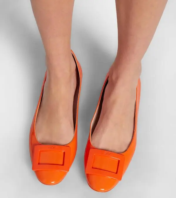 ROGER VIVIER Gommettine Roundy Ballet Flats