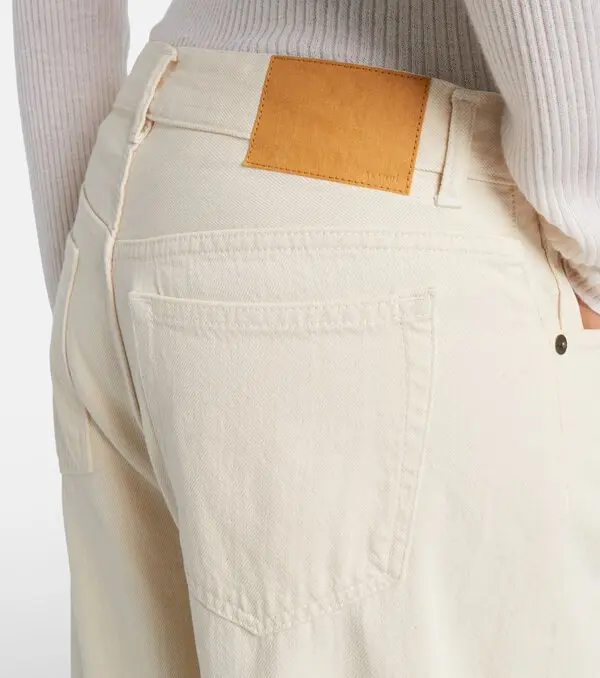 Alanui Shades Of Eden Wide-leg Jeans - White