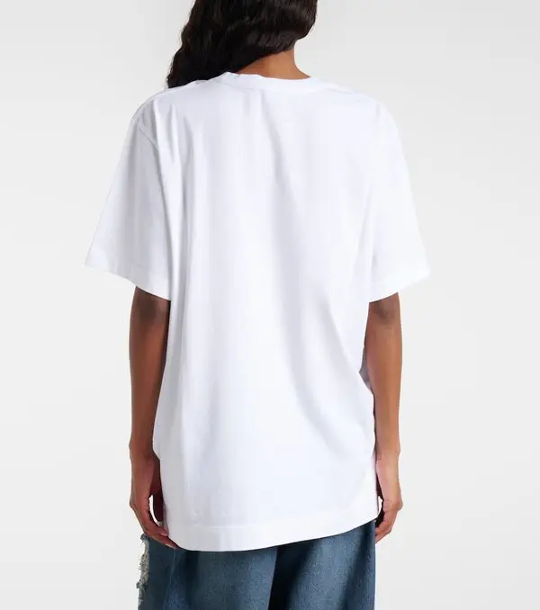 Simone Rocha Floral Cotton Jersey T-shirt