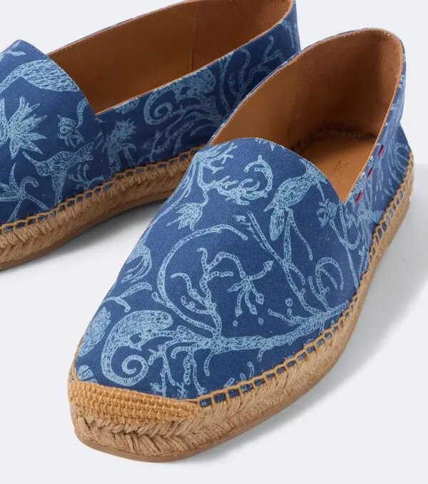 Kiton Printed Espadrilles