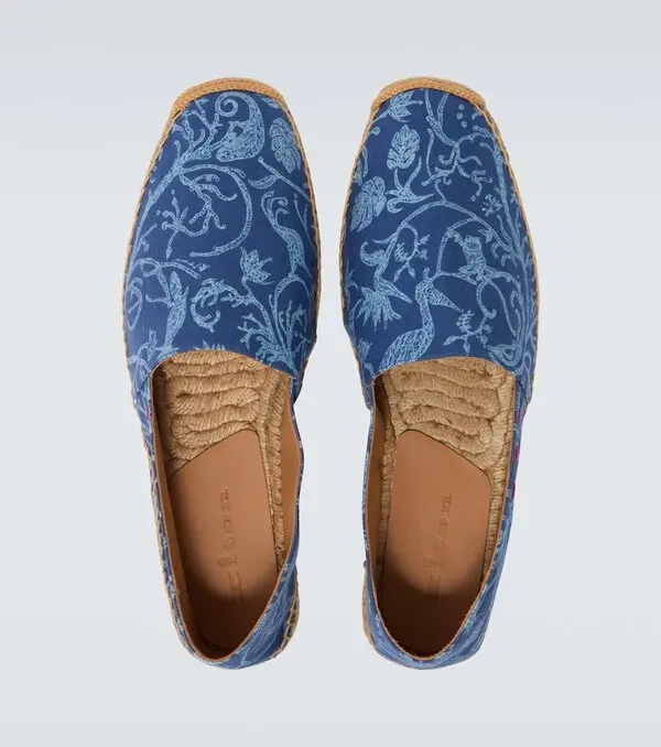 Kiton Printed Espadrilles