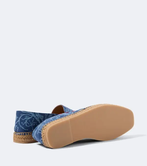 Kiton Printed Espadrilles