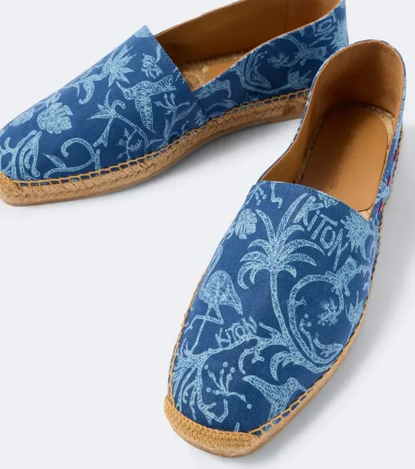 Kiton Printed Espadrilles