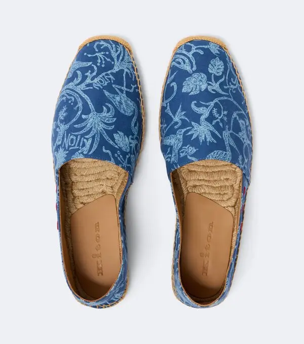 Kiton Printed Espadrilles