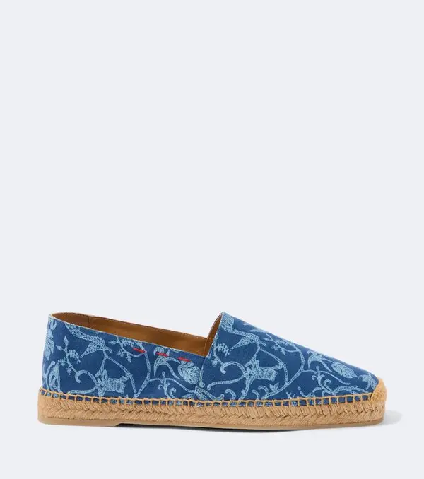 Kiton Printed Espadrilles