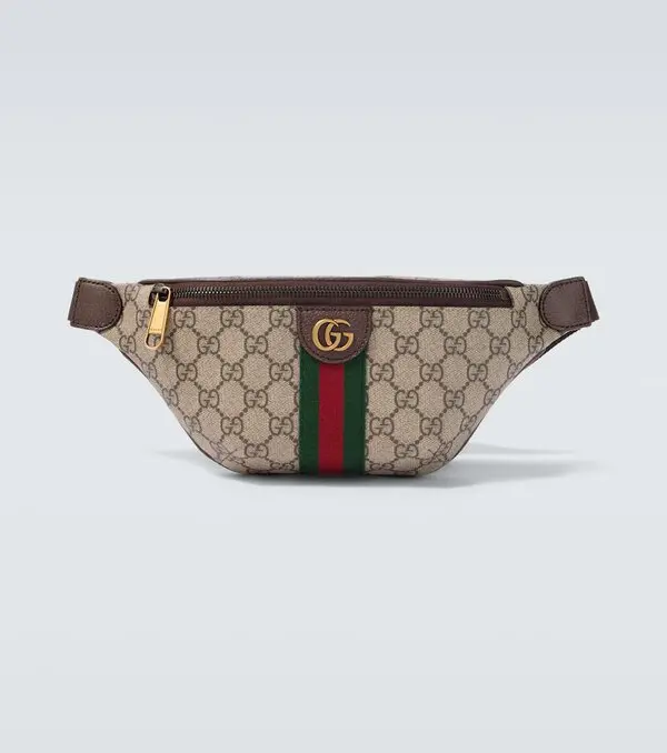 Gucci Ophidia Gg Canvas Belt Bag - Beige