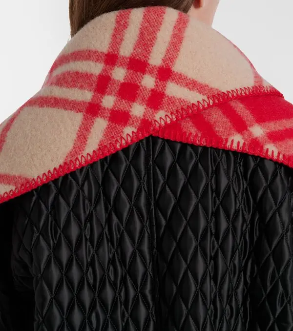 Burberry Check Wool Scarf
