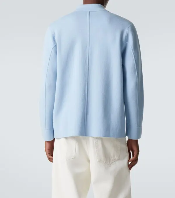 ALLUDE Wool And Cashmere Overshirt - Grey