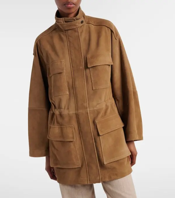 Brunello Cucinelli Suede Field Jacket