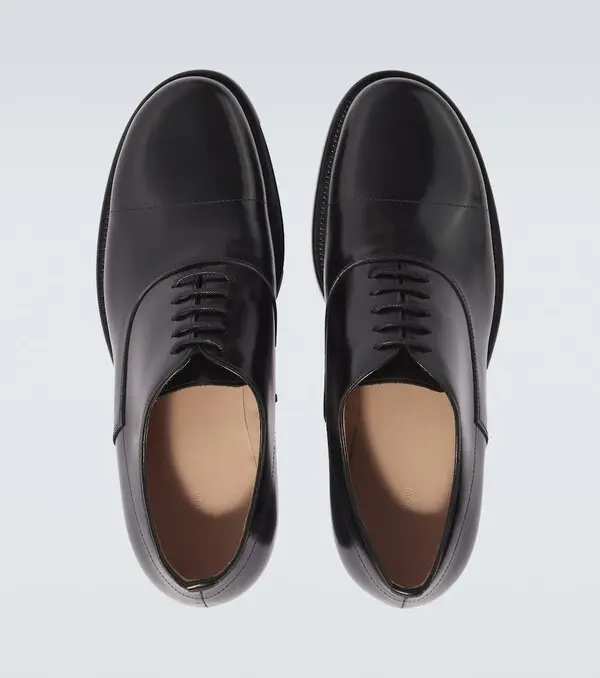 THE ROW Kai Leather Derby Shoes