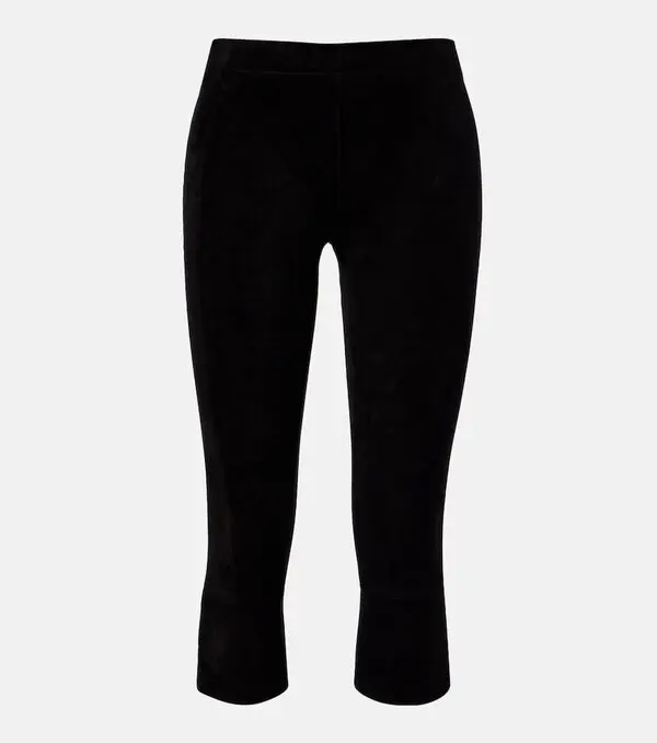 Stouls Willy Suede Capri Pants - Black