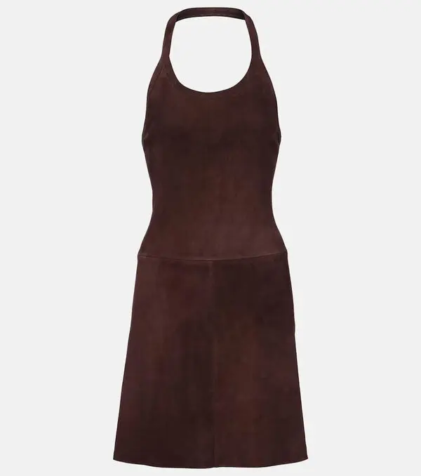 Stouls Chiquita Suede Mini Dress - Brown