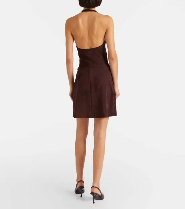 Stouls Chiquita Suede Mini Dress - Brown
