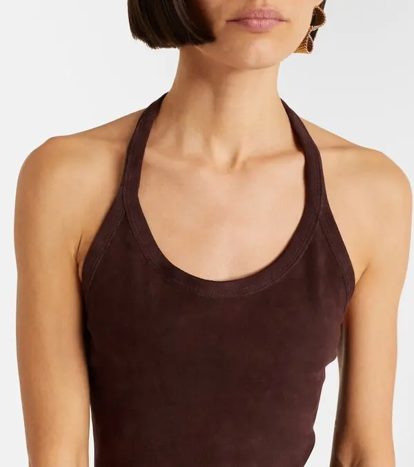 Stouls Chiquita Suede Mini Dress - Brown