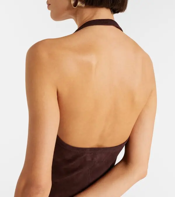 Stouls Chiquita Suede Mini Dress - Brown