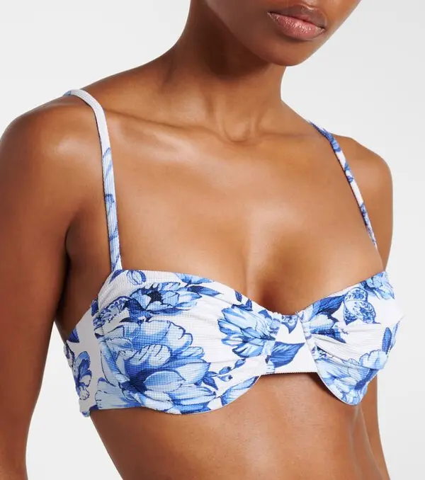 Farm Rio Floral Print Underwire Bikini Top