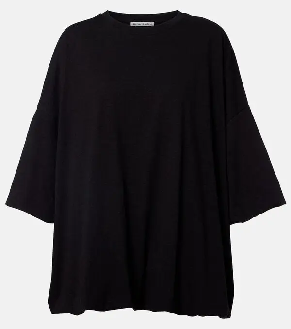 Acne Studios Eniko Logo Gathered T-shirt