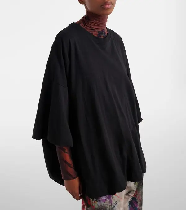 Acne Studios Eniko Logo Gathered T-shirt
