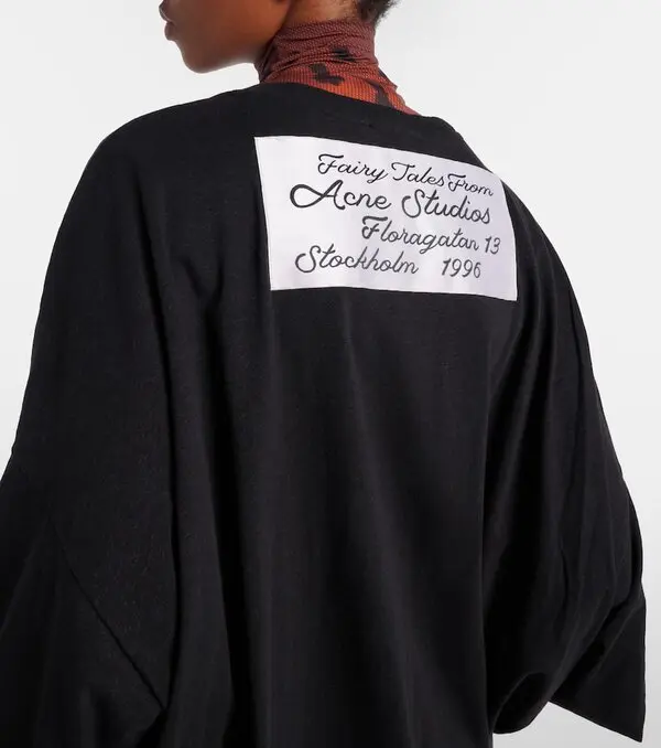 Acne Studios Eniko Logo Gathered T-shirt