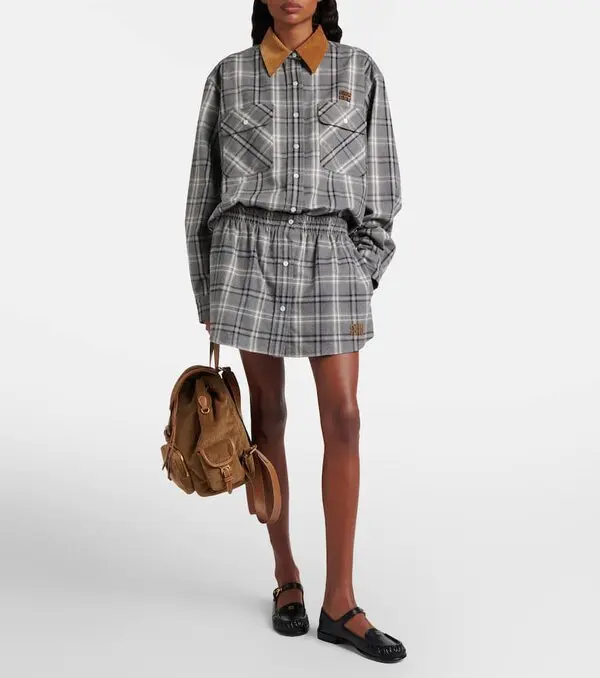 Miu Miu Leather Loafers