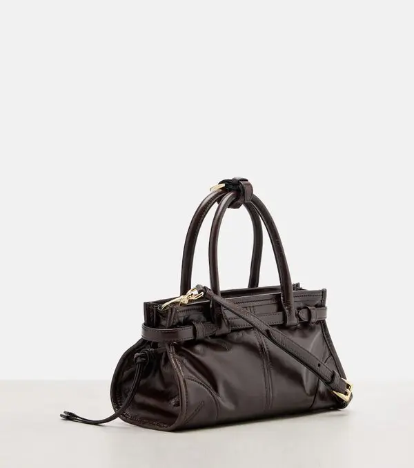 Prada Bonnie Mini Leather Top-handle Bag