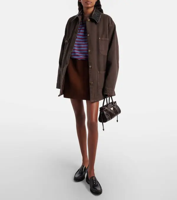 Prada Bonnie Mini Leather Top-handle Bag