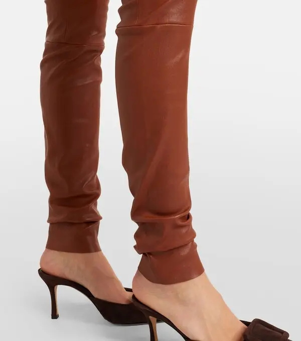 Stouls Carolyn Leather Slim Pants