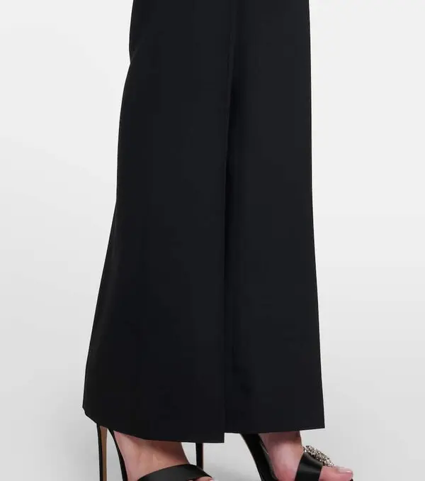 Alexander McQueen Wool Bootcut Trousers