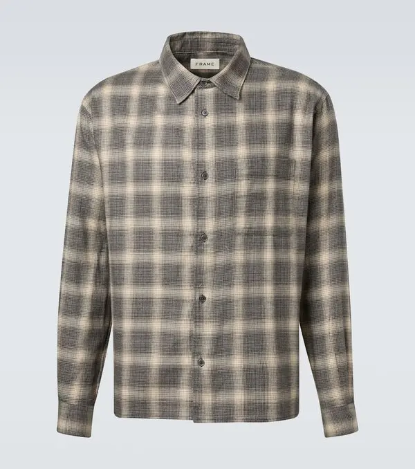 FRAME Plaid Cotton Shirt