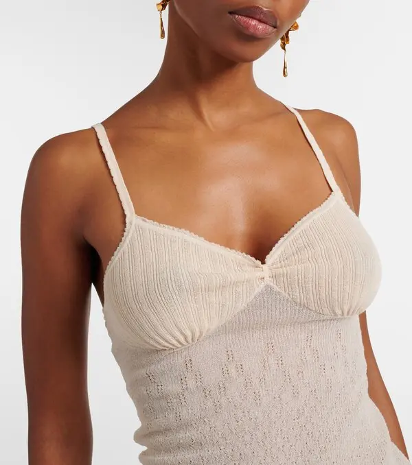 Victoria Beckham Cami Cotton-blend Top