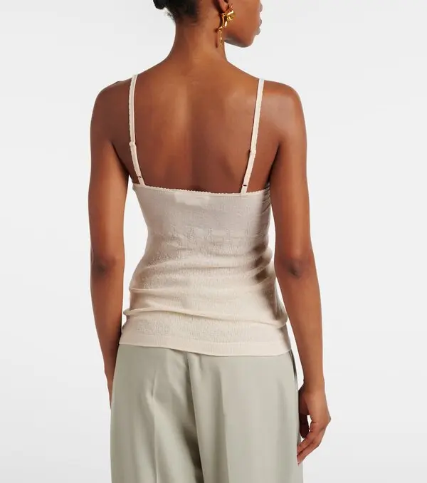 Victoria Beckham Cami Cotton-blend Top