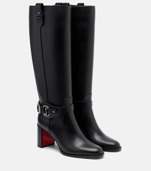 CHRISTIAN LOUBOUTIN Dianouchette Botta 70 Knee-high Boots - Black