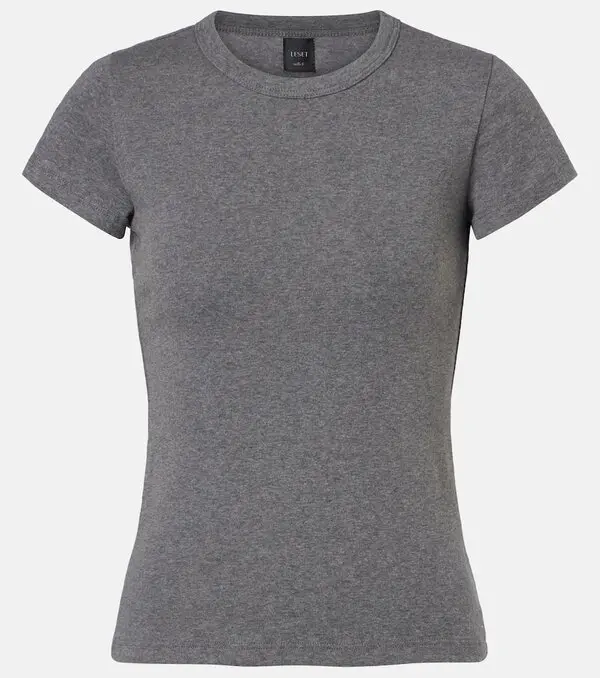 LESET Nando Cotton Jersey T-shirt - Grey