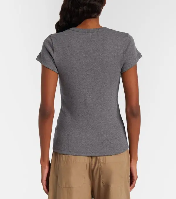 LESET Nando Cotton Jersey T-shirt - Grey