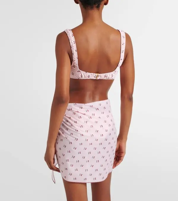 MONTCE Cherries Cotton Beach Cover-up - Pink