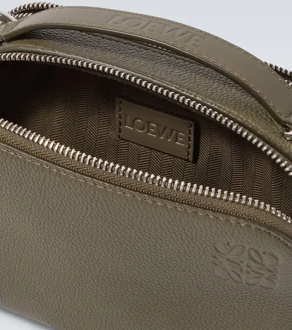 Loewe Mini Leather Crossbody Bag - Green