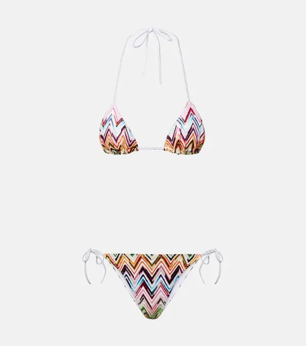 Missoni Chevron Two-piece Bikini Set - Multicoloured