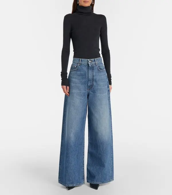 Sportmax Dangri Wide-leg Jeans