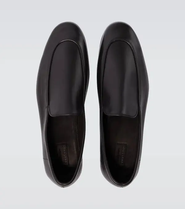 John Lobb Tyne Leather Loafers