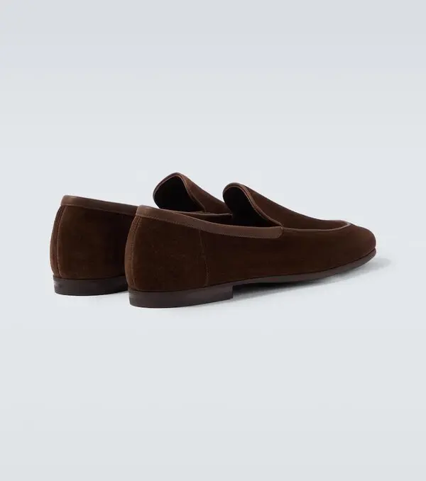 John Lobb Tyne Suede Loafers
