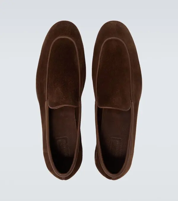 John Lobb Tyne Suede Loafers