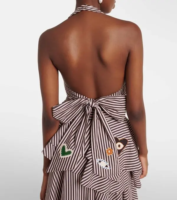 ALEMAIS Sirocco Embroidered Crop Top