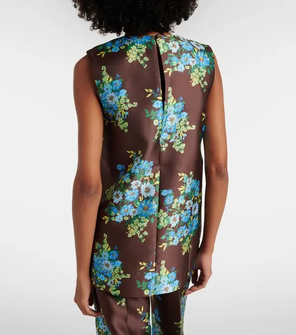ALEMAIS Floral Print Top