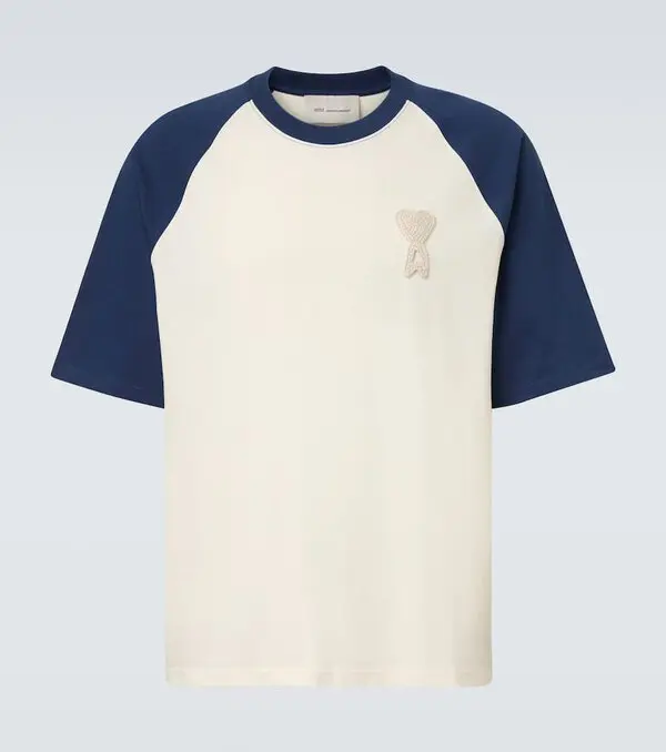 AMI Paris De Cour Cotton Jersey T-shirt